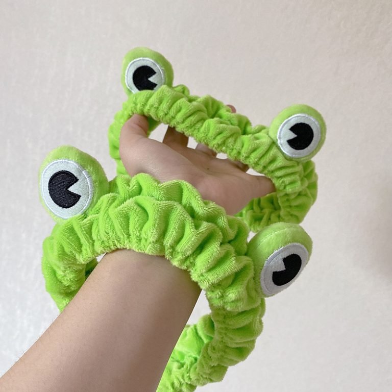 Cute Green Frog Makeup SPA Headband - Letcos Private Label Cosmetics